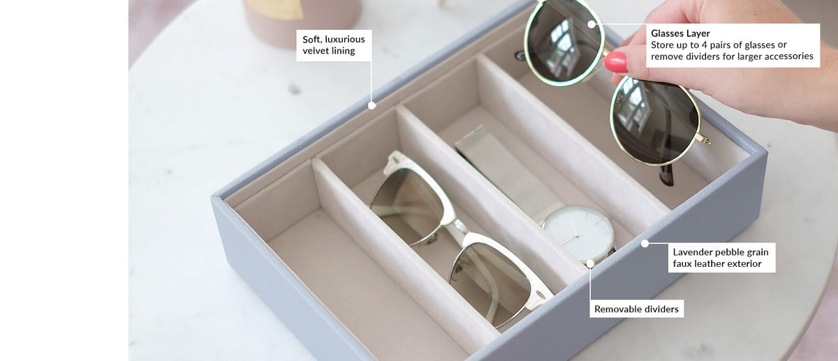 Classic Glasses/Accessory Layer - Lavender – Stackers Singapore